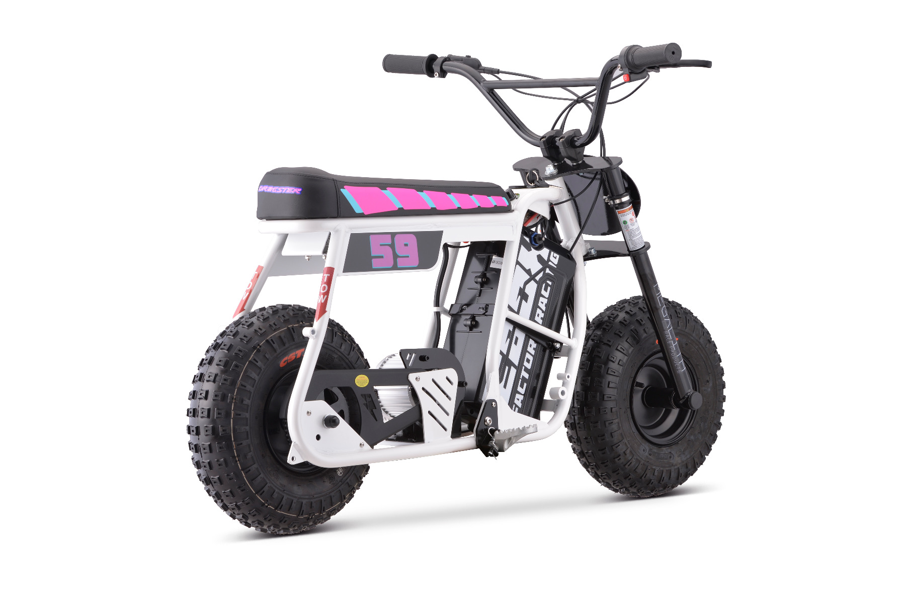EBOX DRAGSTER Road 60V 2.0KW 4HP WHITE -ARRIVED!!!!!!! - Penrith Pit Bikes