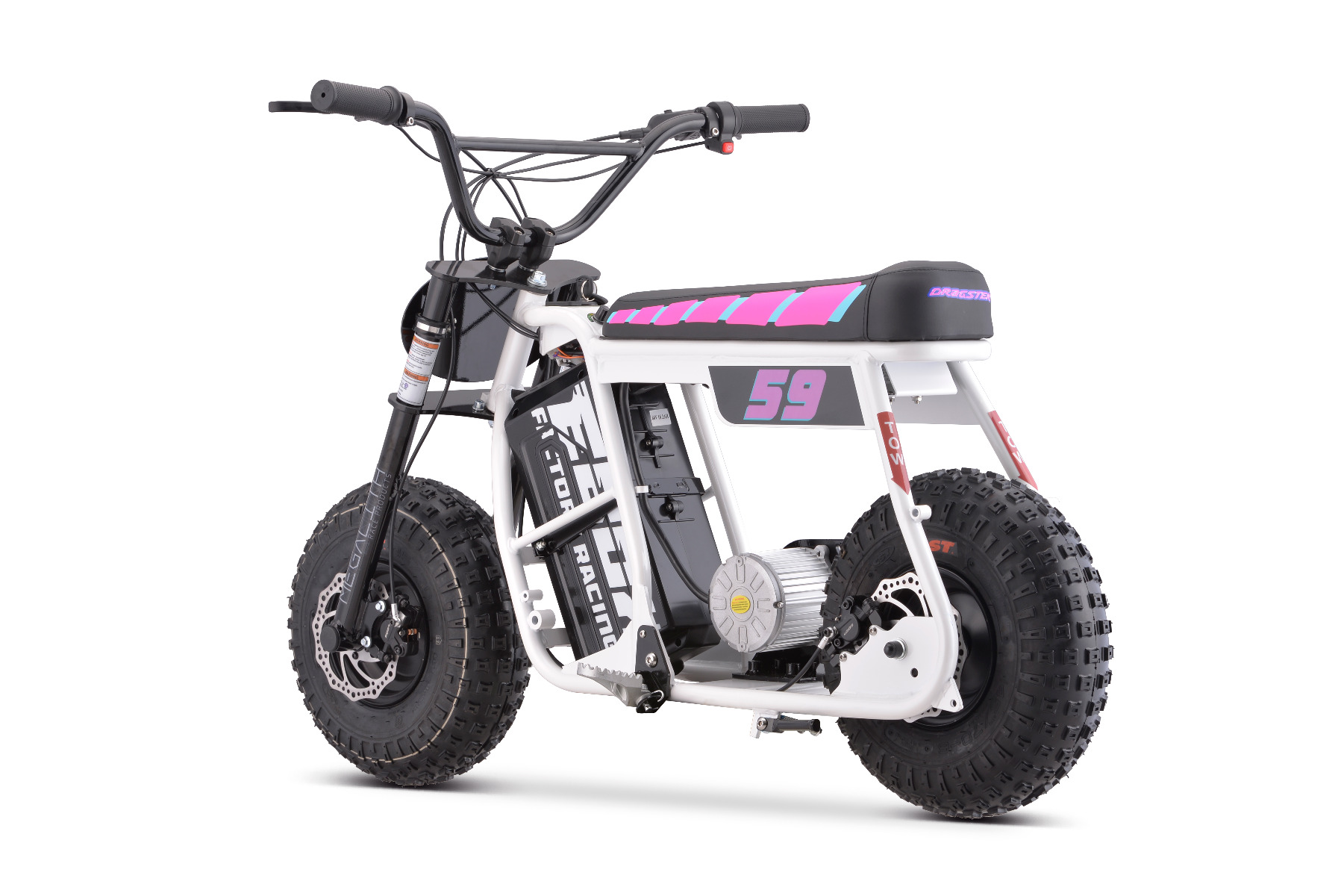 EBOX DRAGSTER Road 60V 2.0KW 4HP WHITE -ARRIVED!!!!!!! - Penrith Pit Bikes